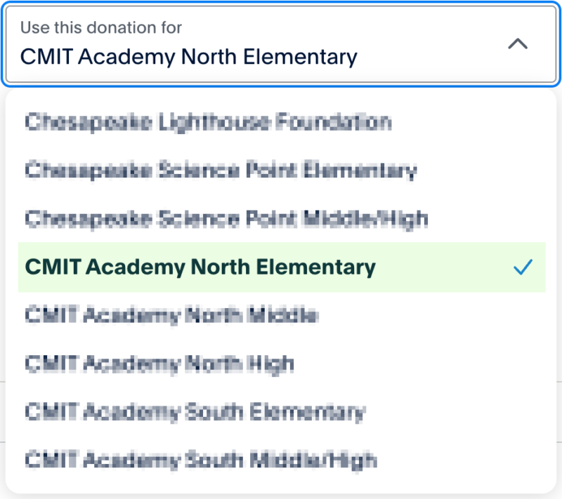Donate – Chesapeake Math and IT Academy North Elementary School